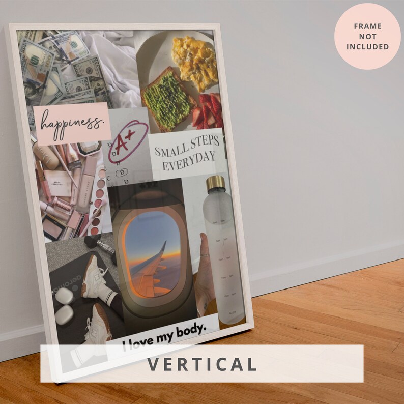 Print Your Visualization Poster, Goal Setting, New Years Resolution ...