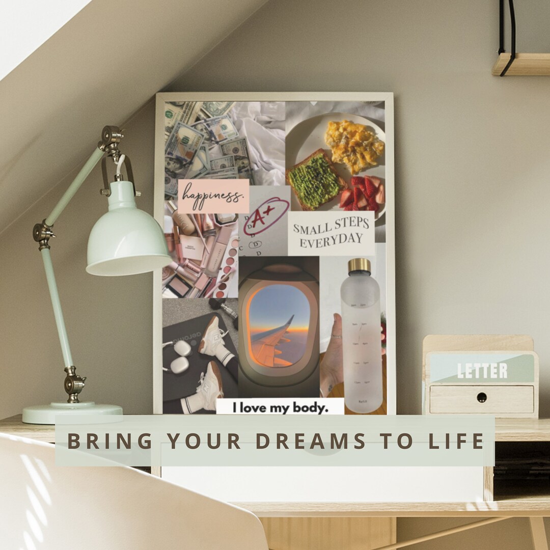 Print Your Visualization Poster, Goal Setting, New Years Resolution ...