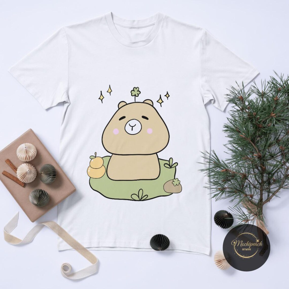 St. Patrick’s Day Capybara Clipart, Groovy Capybara St. Patrick’s Day ...