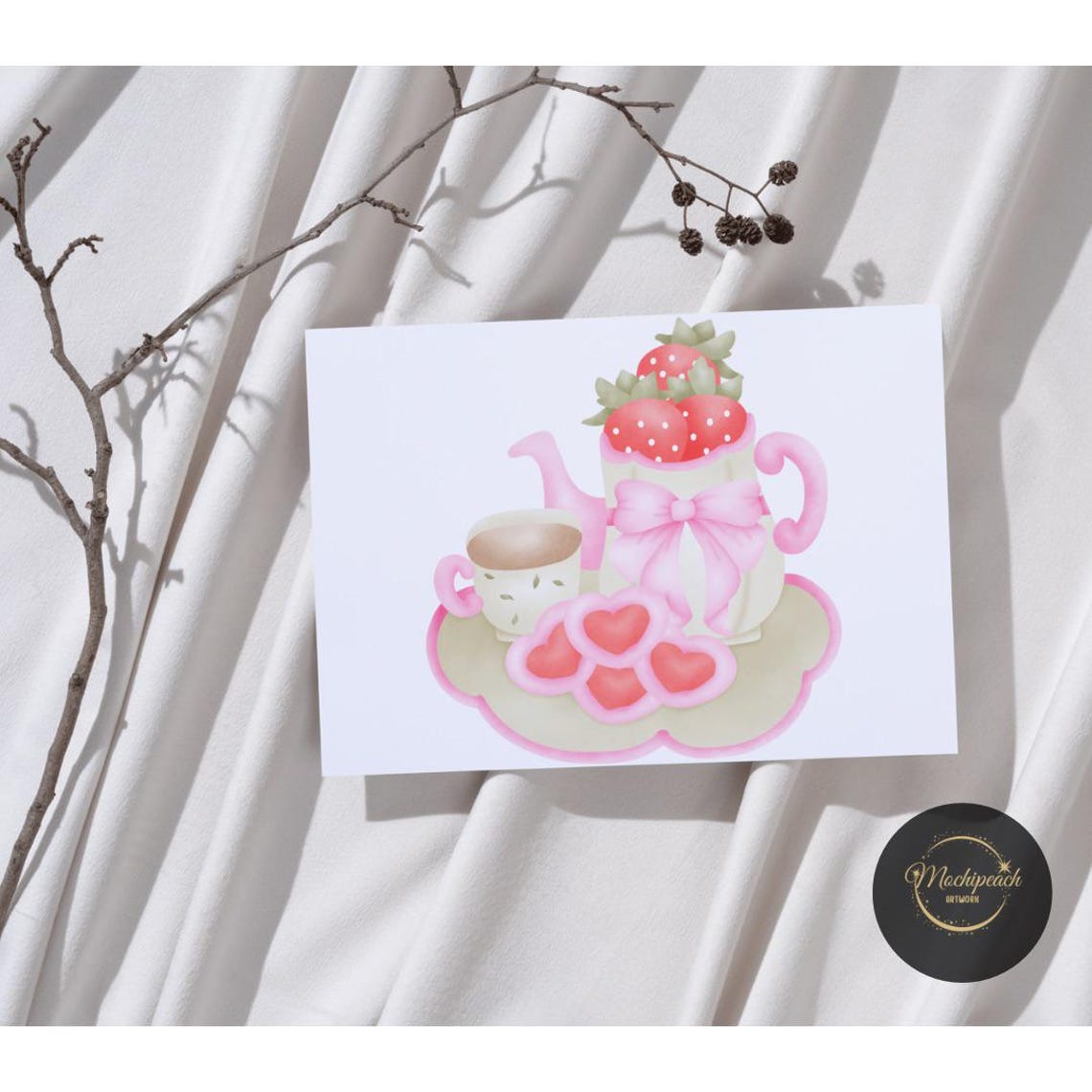 Coquette Tea Party Clipart, Vintage Coquette Tea Party Clipart ...