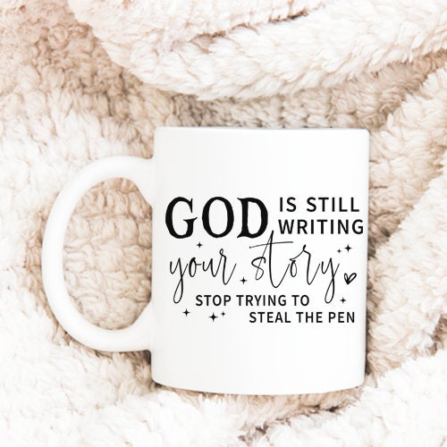 Christian Mug Writing Your Story Mug Coffee Mug Coffee Cup - Etsy