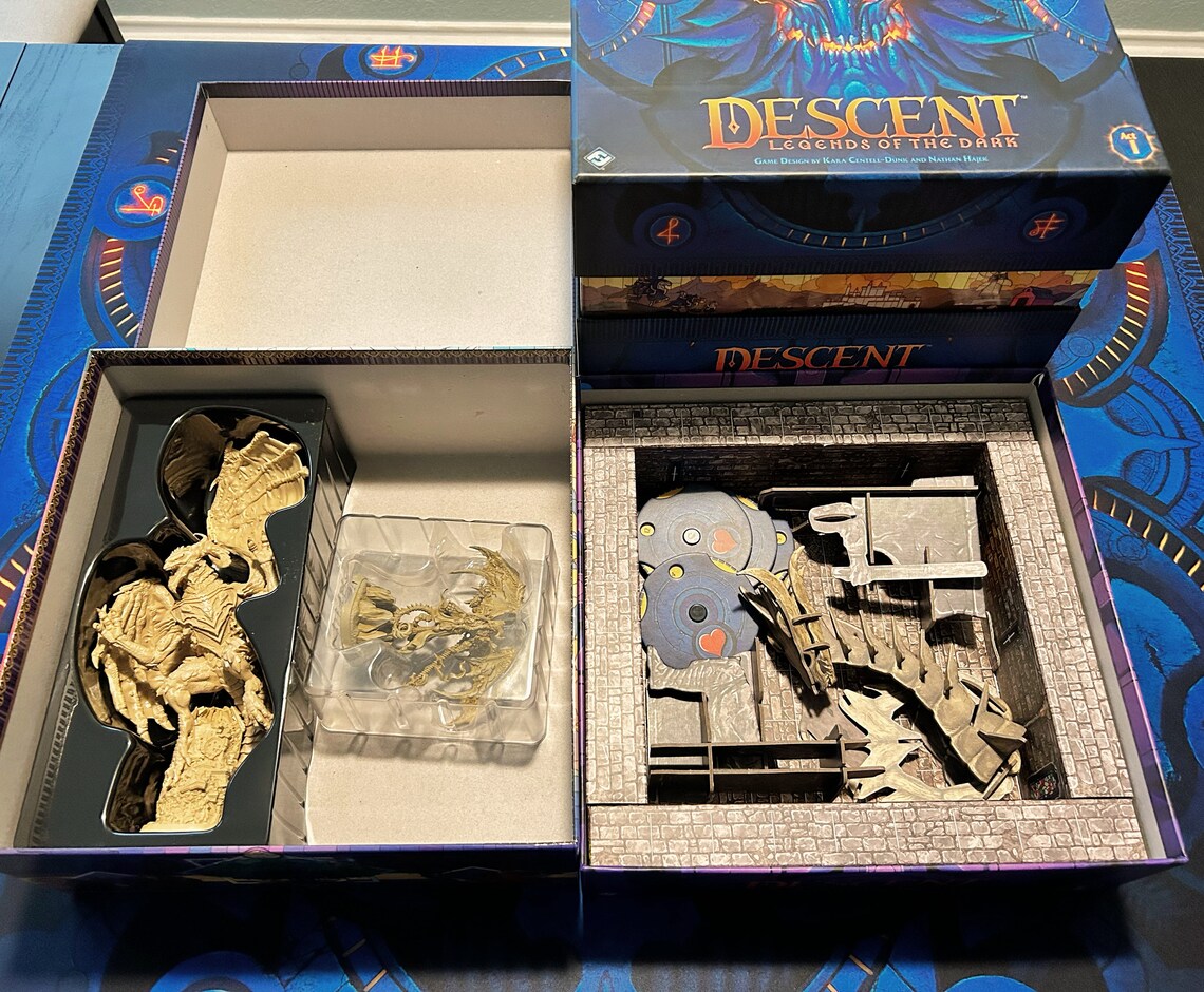 Descent: Legends of the Dark - Acts 1 & 2 in One Box Insert/organizer ...