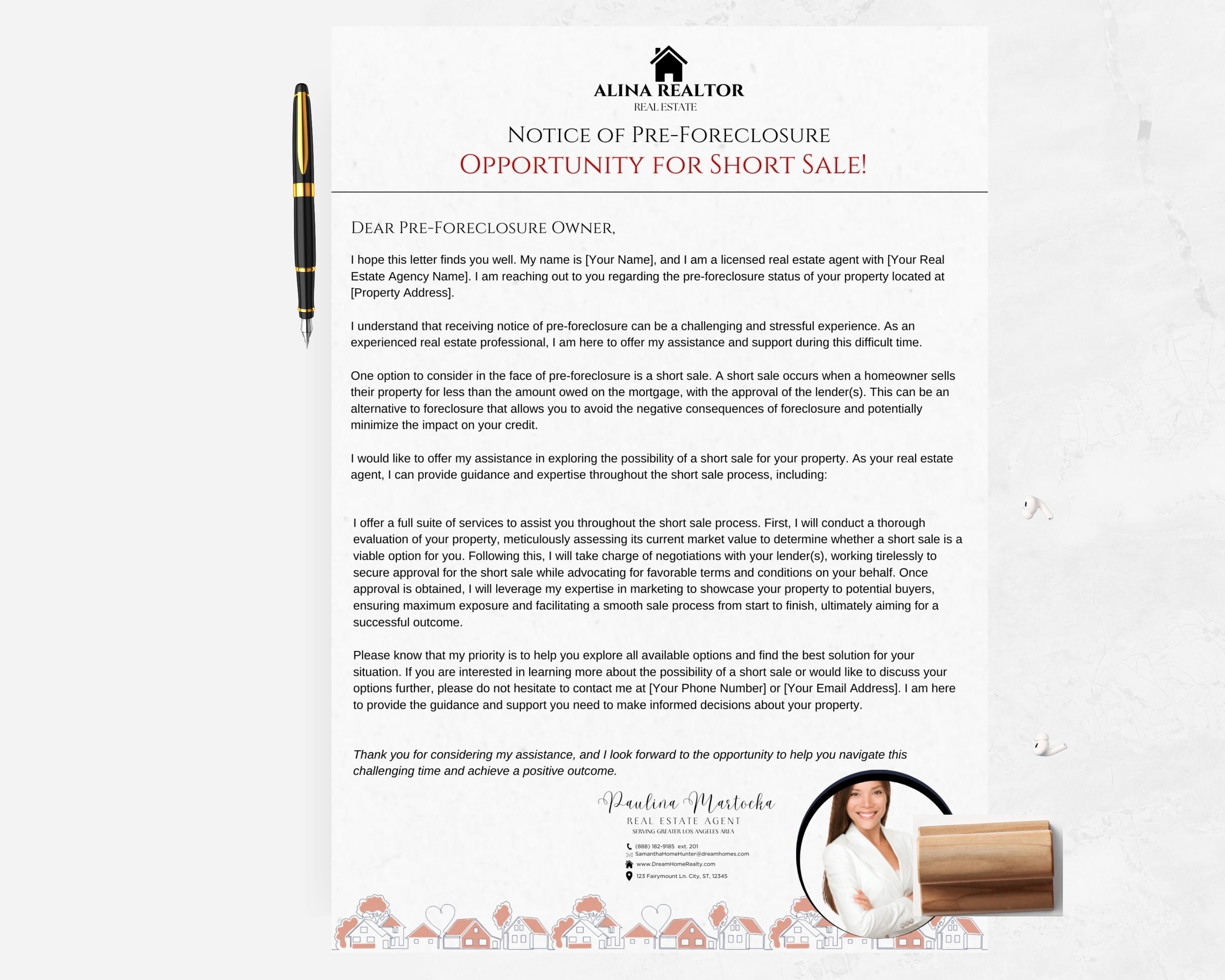 Notice of Pre-foreclosure: Opportunity for Short Sale, Foreclosure ...