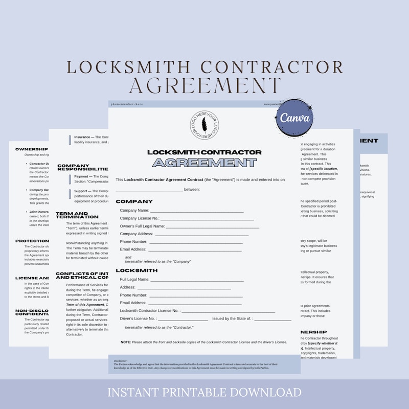 Contractor Work Completion Form - Etsy