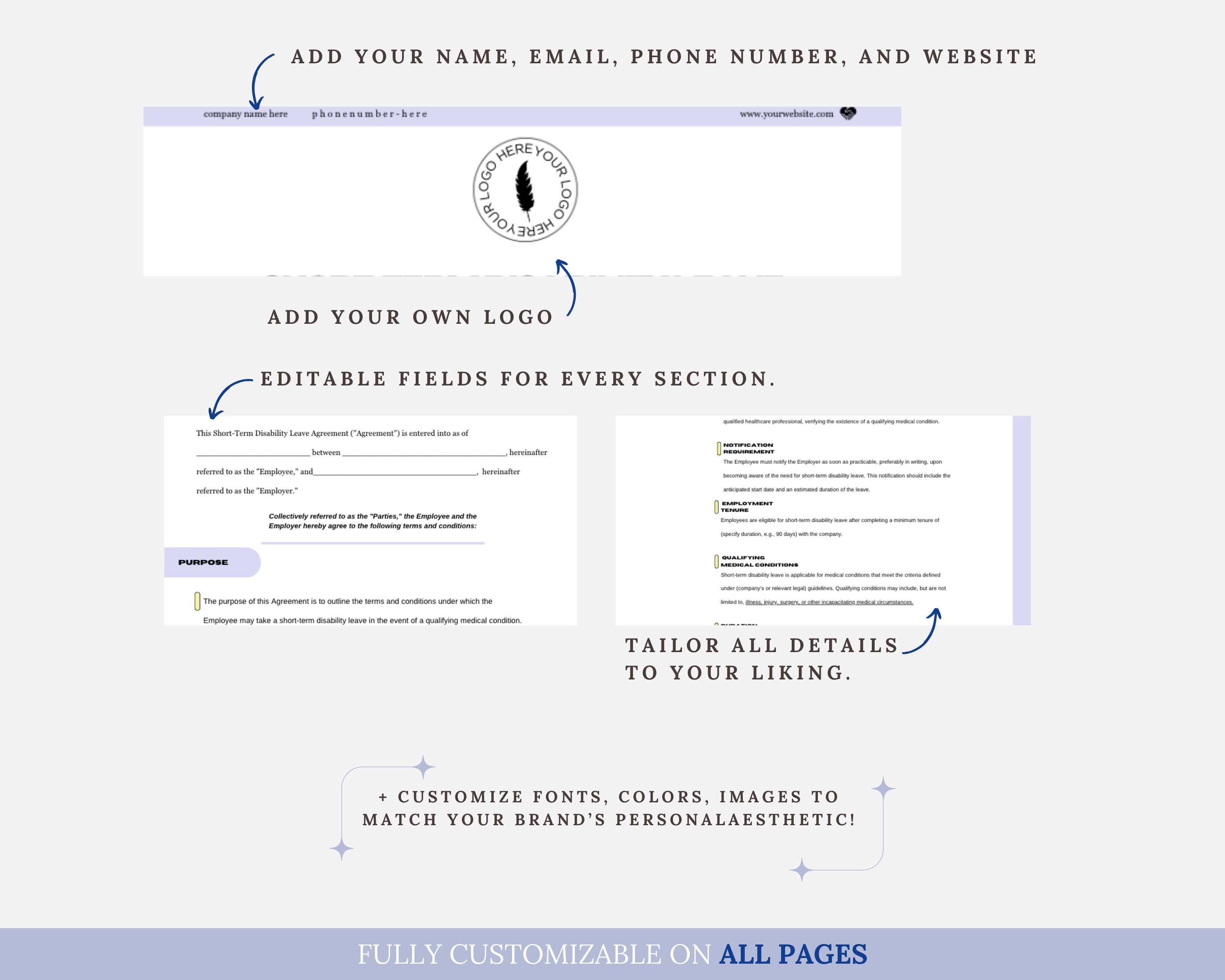 MOU, Memorandum of Understanding Template, Non-binding Agreement ...