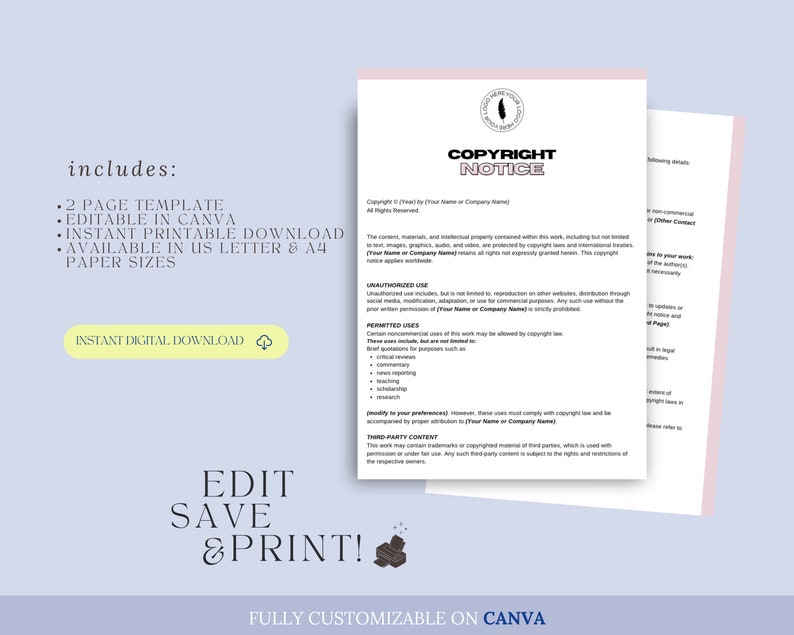 Copyright Notice, Intellectual Property Agreement, Copyright Trademark ...