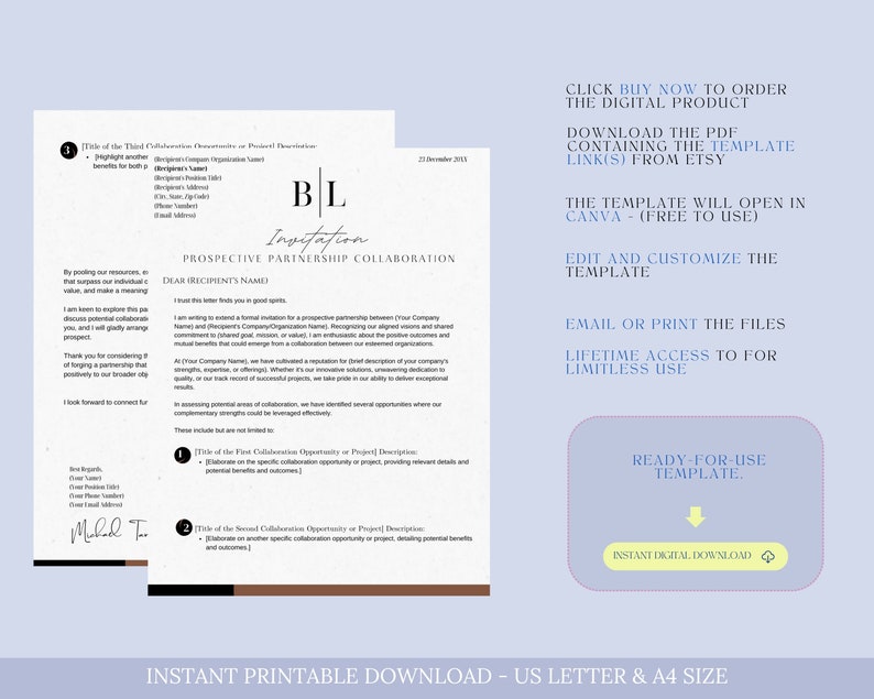 Partnership Invitation Letter Template, Invitation for Prospective ...