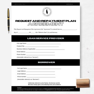 Request and Repayment Plan for Mortgage Agreement,mortgage Forbearance ...