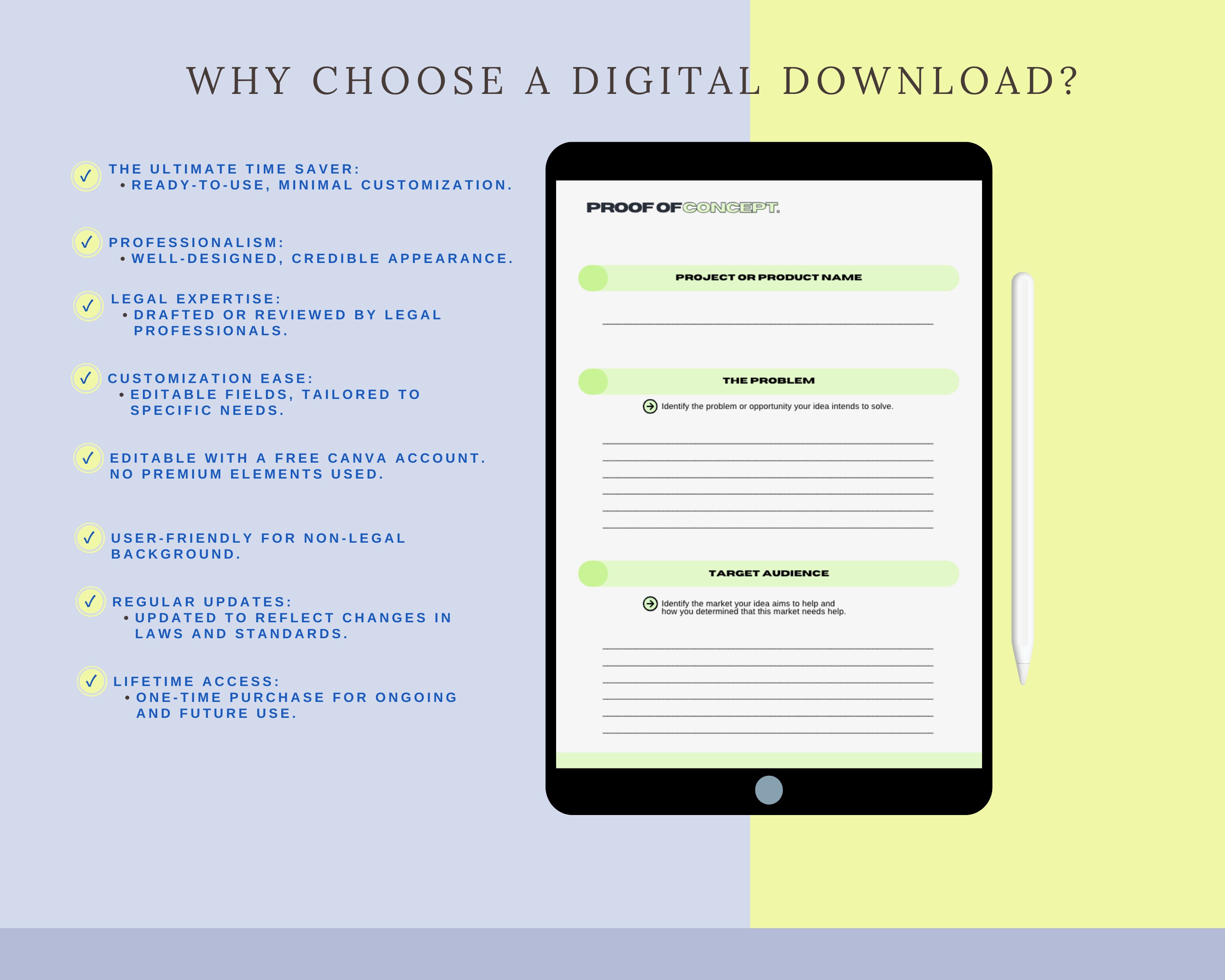 Proof of Concept Template, Concept Form, Idea Testing Form, Prototype ...