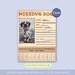 Missing Dog Flyer Template, Lost Dog Poster, Editable Lost Pet Poster ...