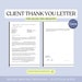 Client Thank You Letter for Salons and Spas Template, Spa Client ...
