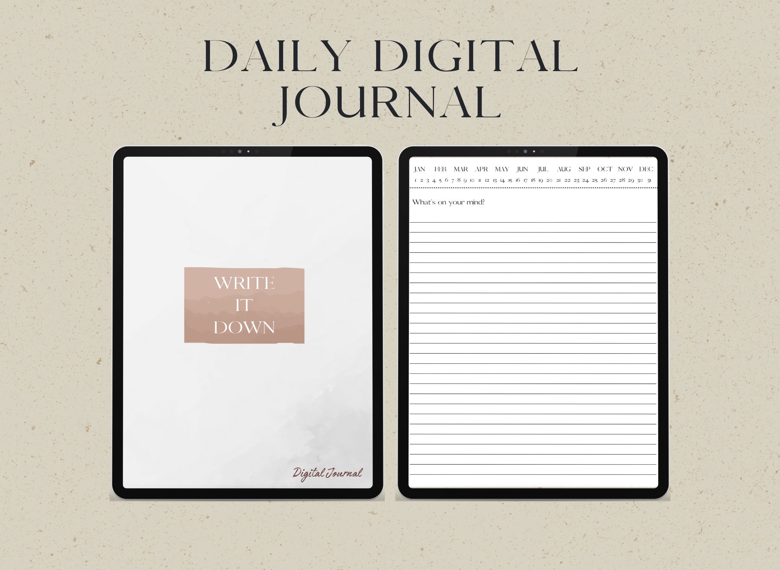 Daily Digital Journal Goodnotes Journal Notability Journal iPad Journal ...