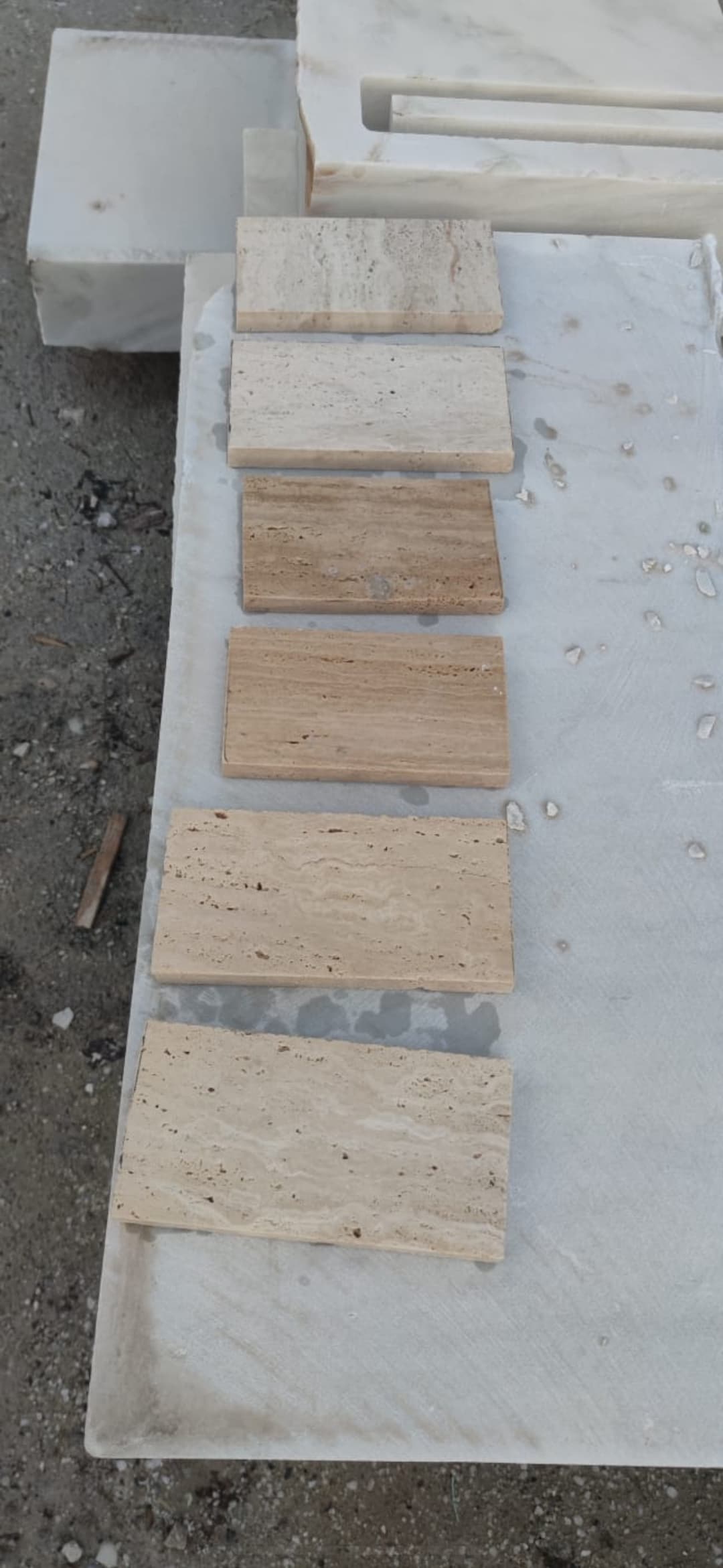 Traverine Stone Samples , Marble Stone Samples Natural Stone Samples - Etsy