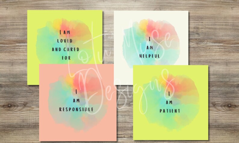 22 Printable Affirmation Cards for Kids, Affirmation Kids Cards ...