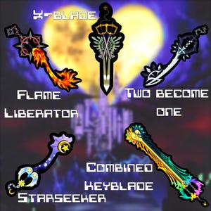Keyblade Collection Vol.2 - Kingdom Hearts Stickers - Etsy