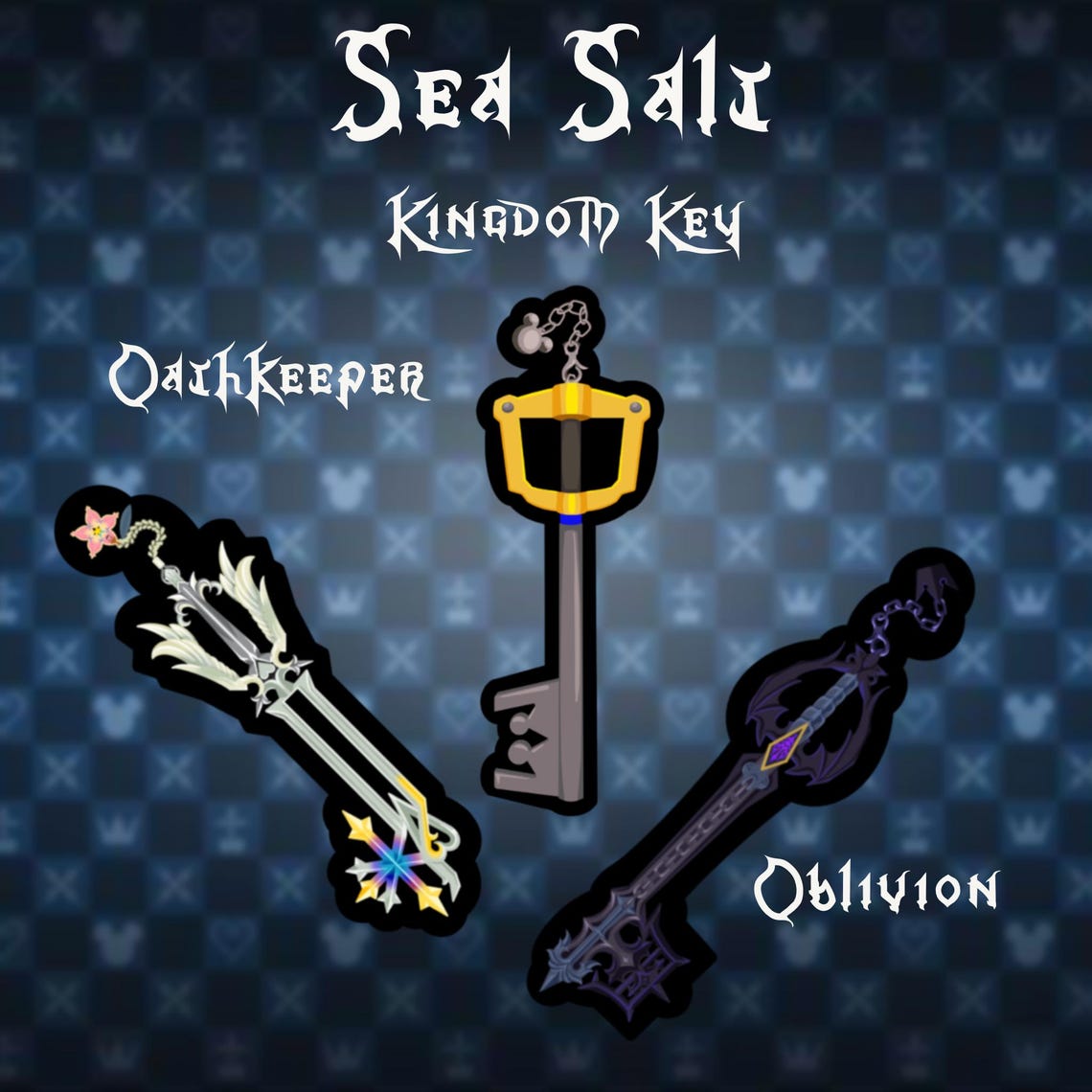 Keyblade Collection Vol.1 - Kingdom Hearts Stickers - Etsy