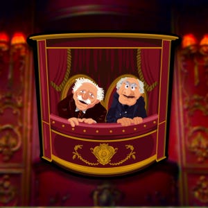 Statler and Waldorf: Your Personal Hecklers- Muppets Sticker - Etsy