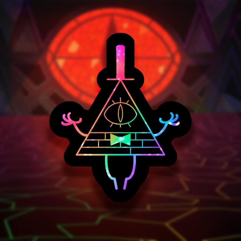 Bill Cipher: Gravity Falls Sticker - Etsy