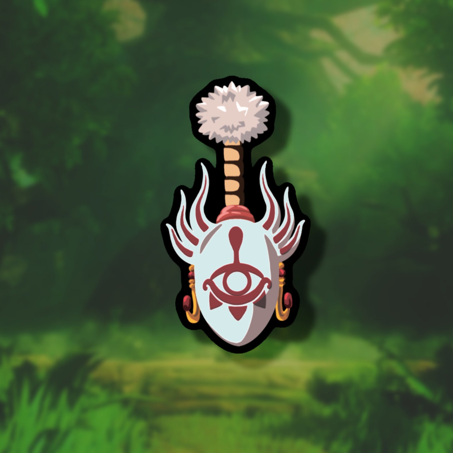 The Legend of Zelda - Master Kogha Sticker - Etsy