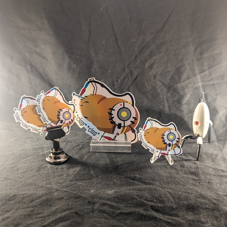 Potatos Slow Clap Processor - Portal Sticker - Etsy