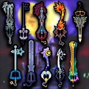 Keyblade Collection Vol.2 - Kingdom Hearts Stickers - Etsy