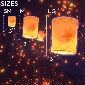 Floating Lanterns - Tangled Sticker - Etsy