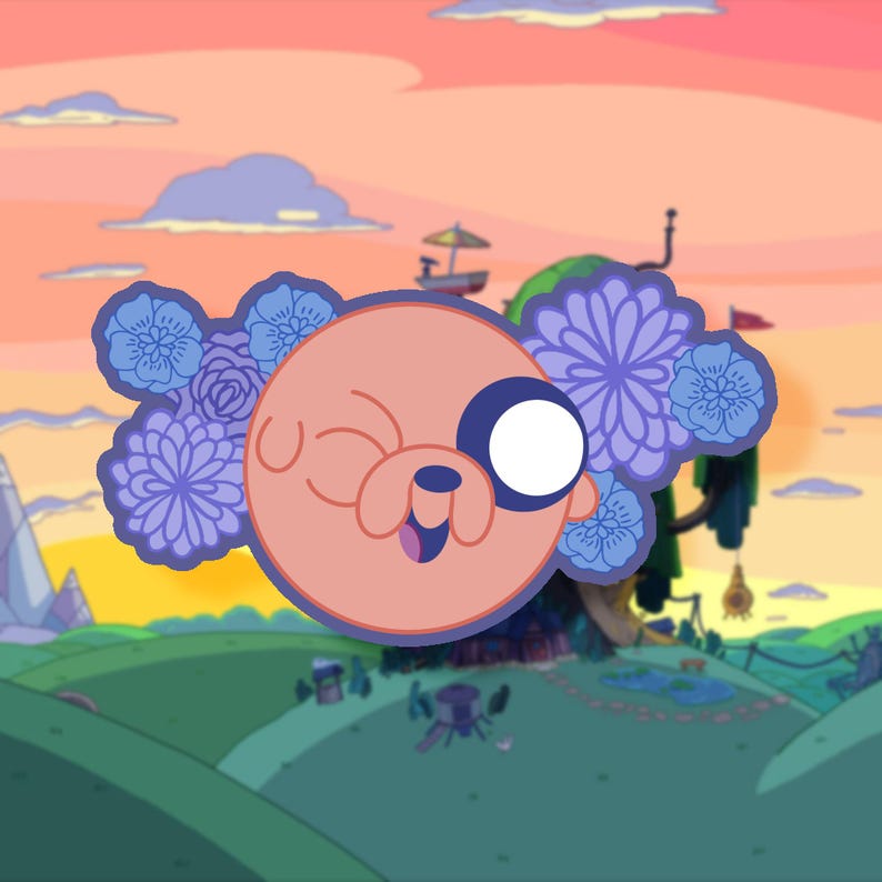 Jake the Dog - Adventure Time Stickers - Etsy