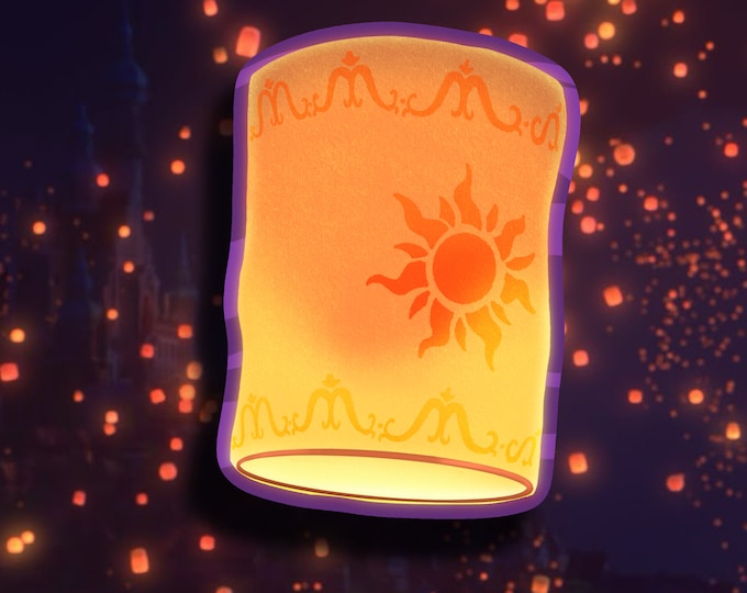 Floating Lanterns - Tangled Sticker - Etsy
