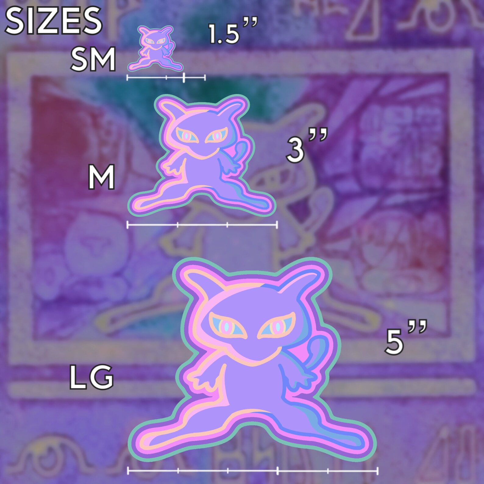 Ancient Mew - Pokemon Sticker - Etsy