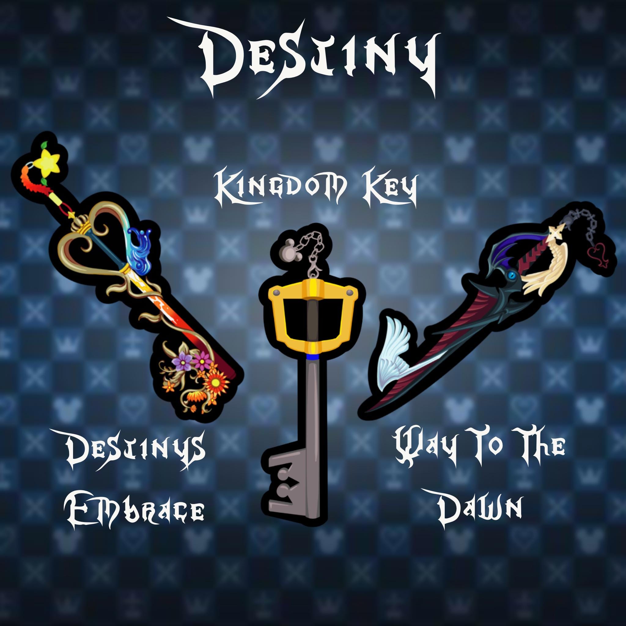 Keyblade Collection Vol.1 - Kingdom Hearts Stickers - Etsy