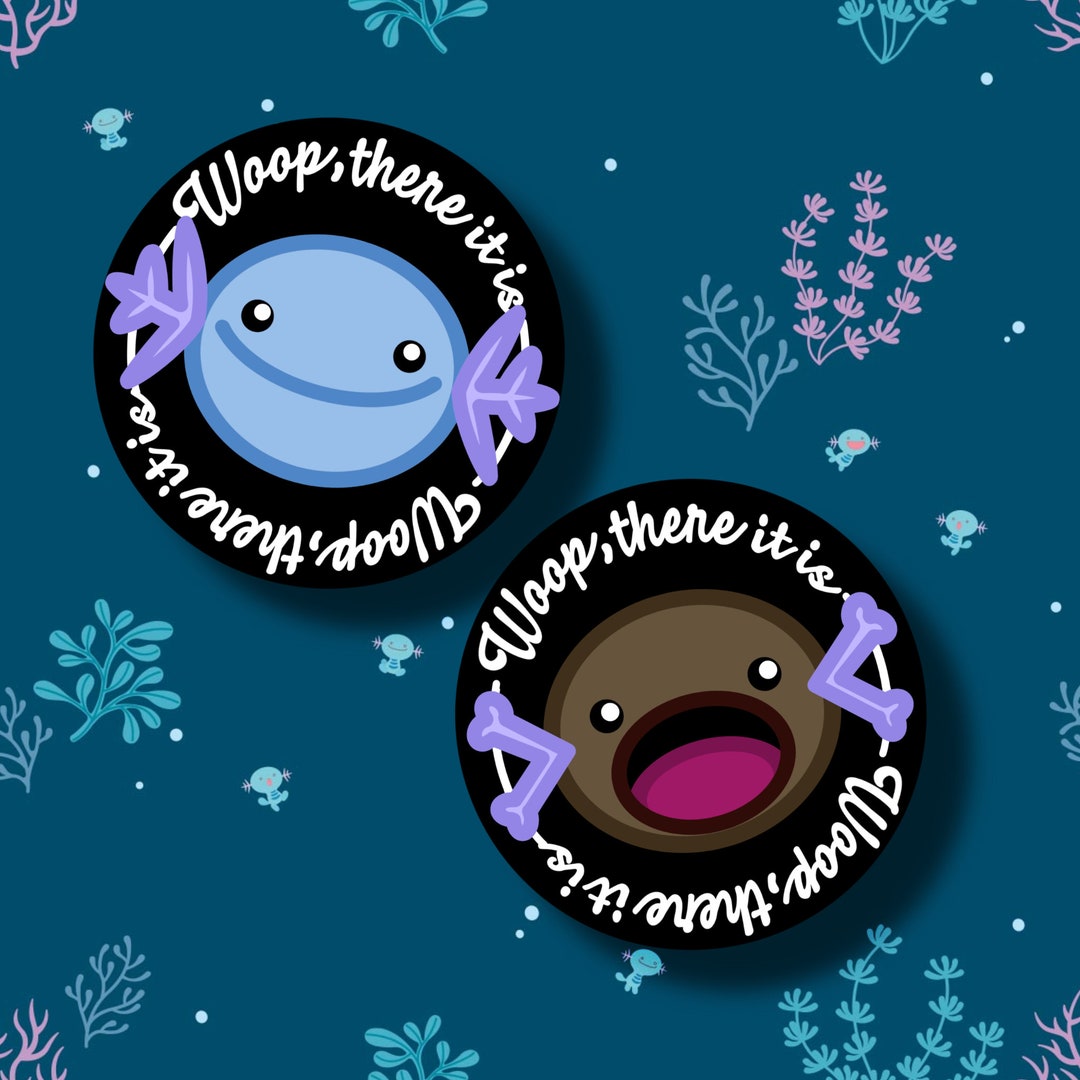 Wooper - Woop, There It is Sticker - Pokemon - Etsy