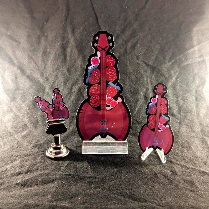 Marceline’s Axe Bass - Adventure Time Stickers - Etsy