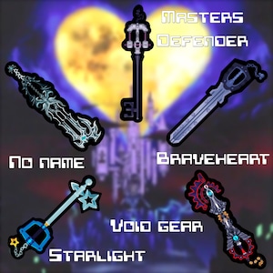 Keyblade Collection Vol.2 - Kingdom Hearts Stickers - Etsy
