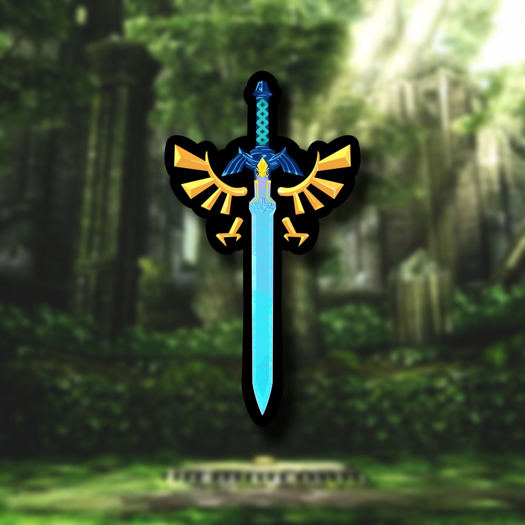 The Legend of Zelda - Master Sword Sticker - Etsy