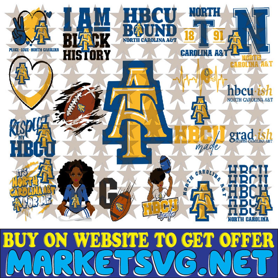 North Carolina A&T Svg HBCU Svg Collections HBCU Svg - Etsy