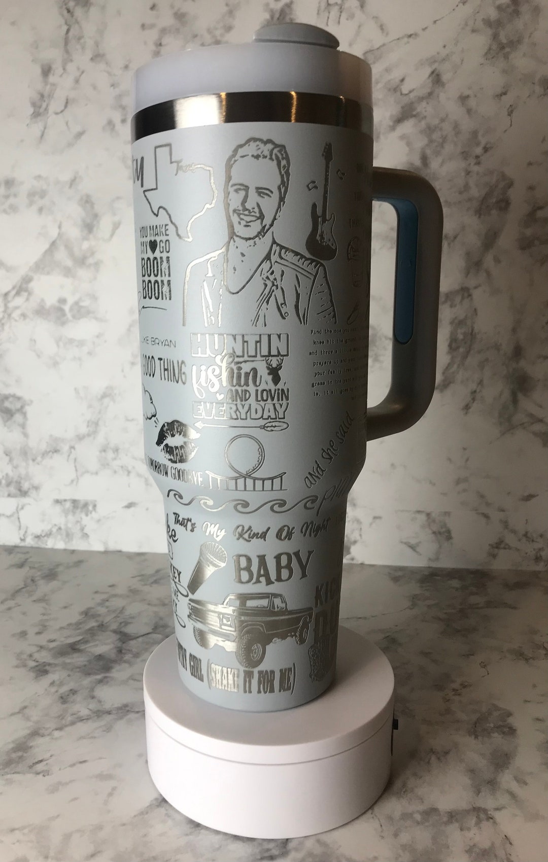 Luke Bryan 40oz Stanley Styled Tumbler With Various Color Options - Etsy