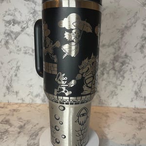 Super Mario Brothers Laser Engraved Stanley Styled Tumbler. - Etsy