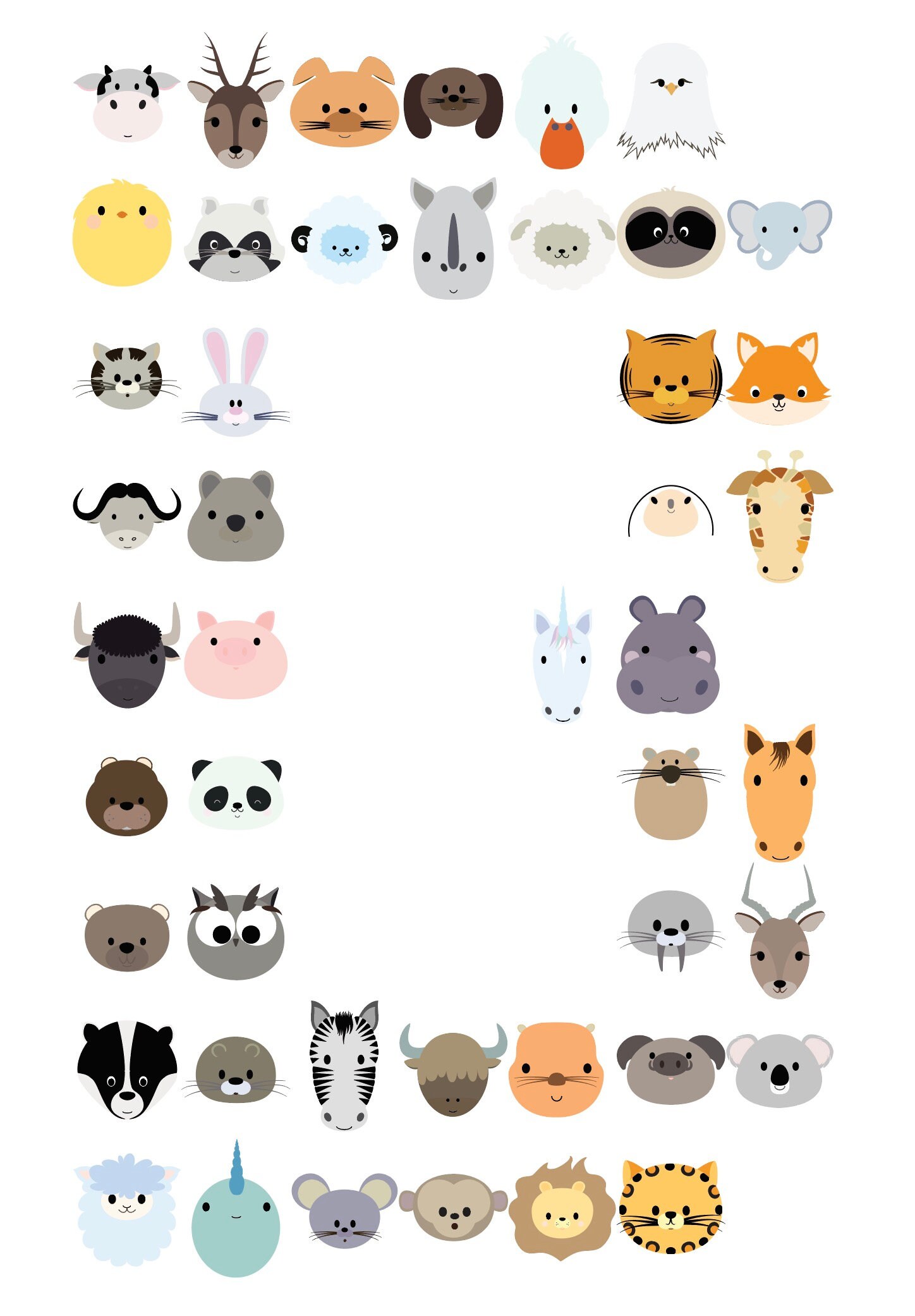 Little Animal ABC & 123 Posters A3 Size - Etsy