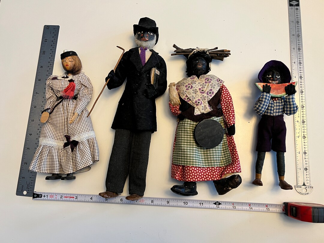 Black Americana Walnut Head Dolls - Etsy