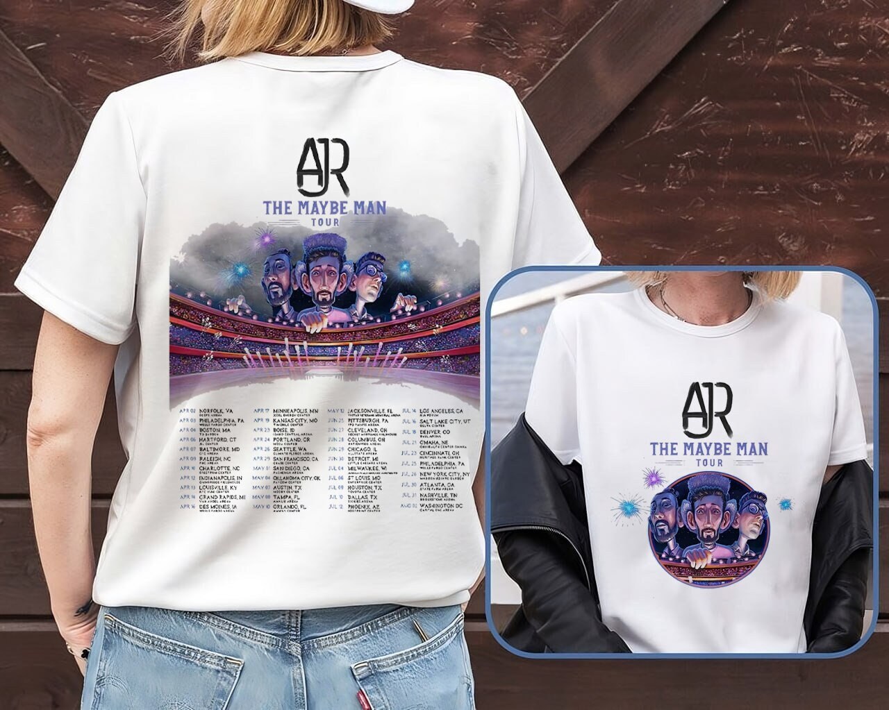 AJR The Maybe Man Tour 2024 Tour Shirt, AJR Band Fan Shirt sold by ...