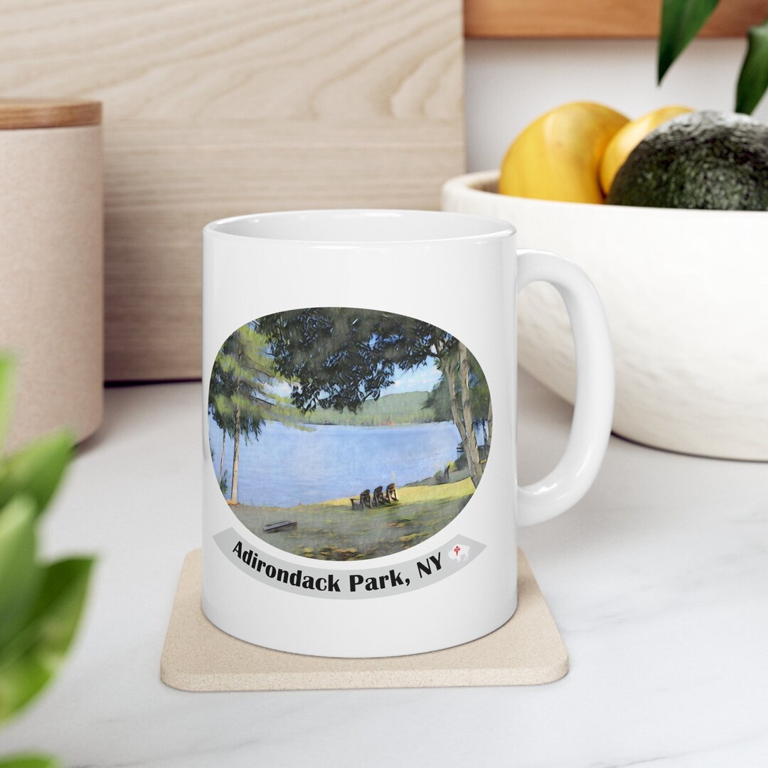 Adirondack Park NY Mug, Charity Gifts, Office Gifts, New York Gifts ...