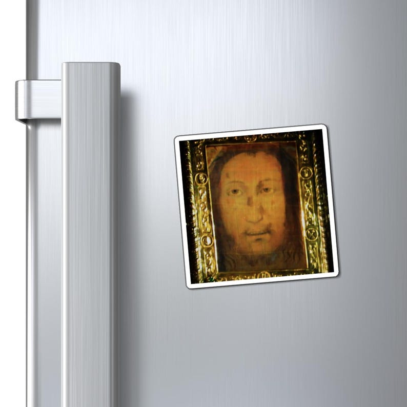 Veil of Manoppello Magnet, Christmas Gifts, Holy Face, Manoppello Italy ...