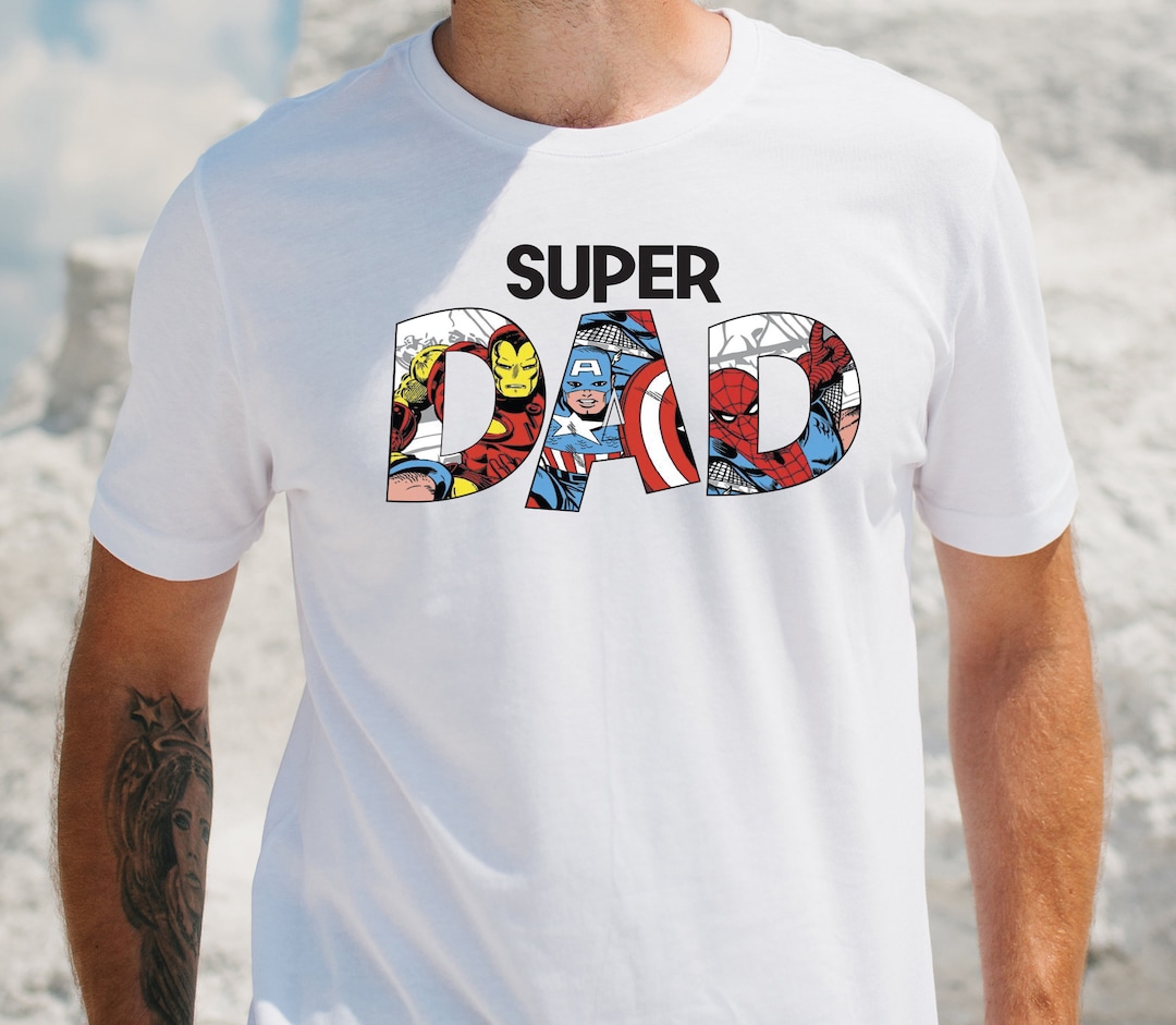 Superhero Dad Shirt, Daddy You're Our Superhero, Best Dad Shirt, Father's Day Shirt, Cool Father ...