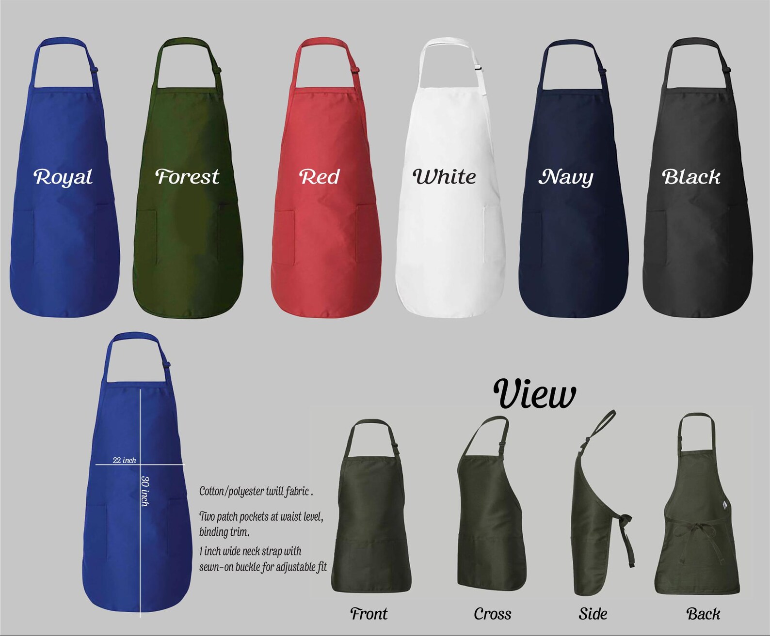 Master Chef Apron , Custom Name Apron With Pockets, Custom Chef Gift ...