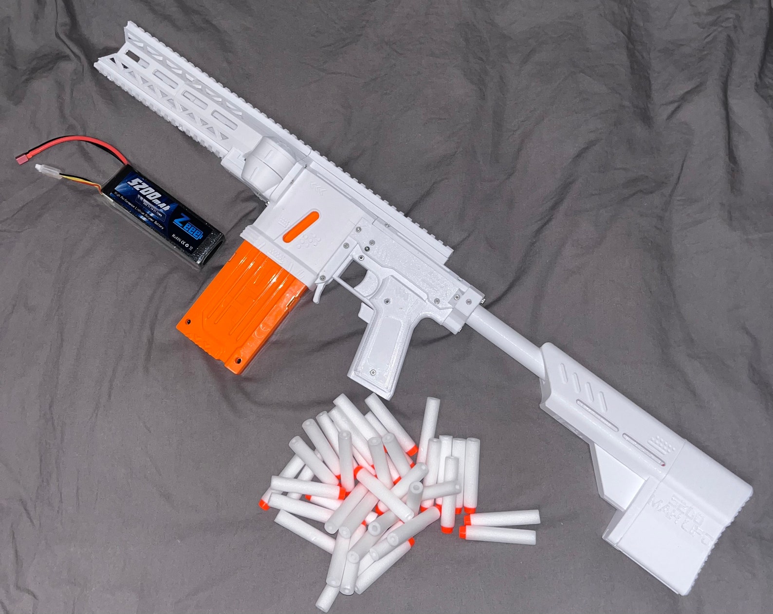 Nerf Gryphon Extended Version(with 50 Darts, One Mag and a Larger ...