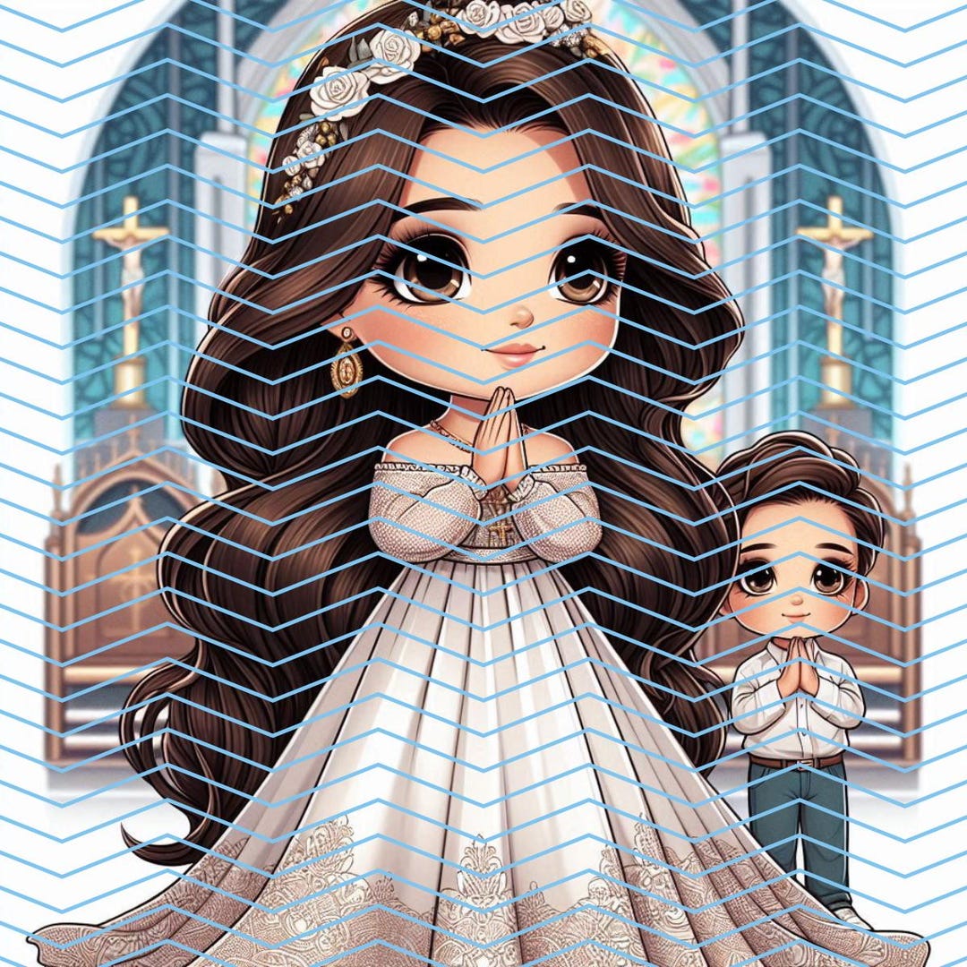 Praying Chibi Girl Wrap, Png Design, Sublimation - Etsy