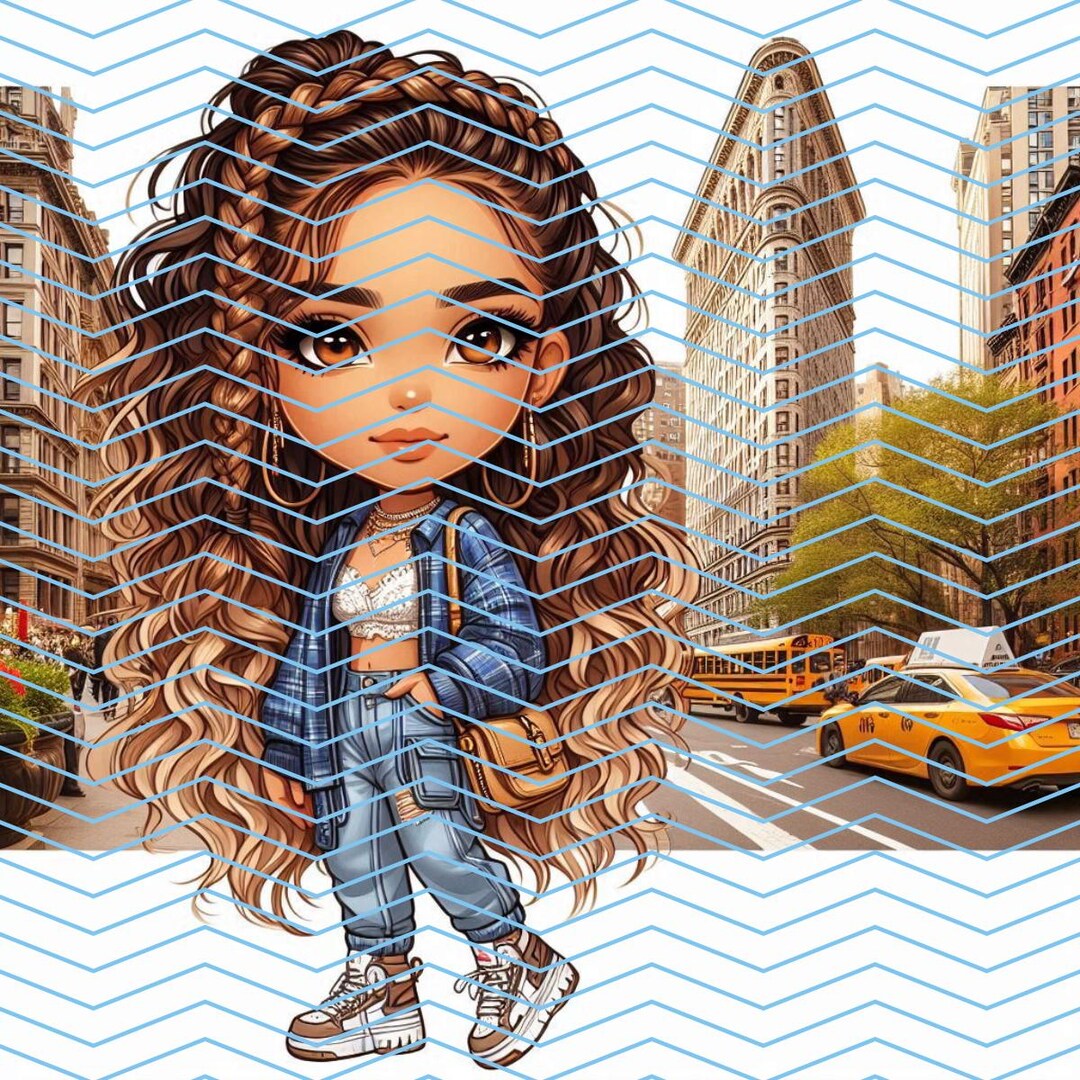 Chibi Girl Wrap, Png Design, Sublimation - Etsy