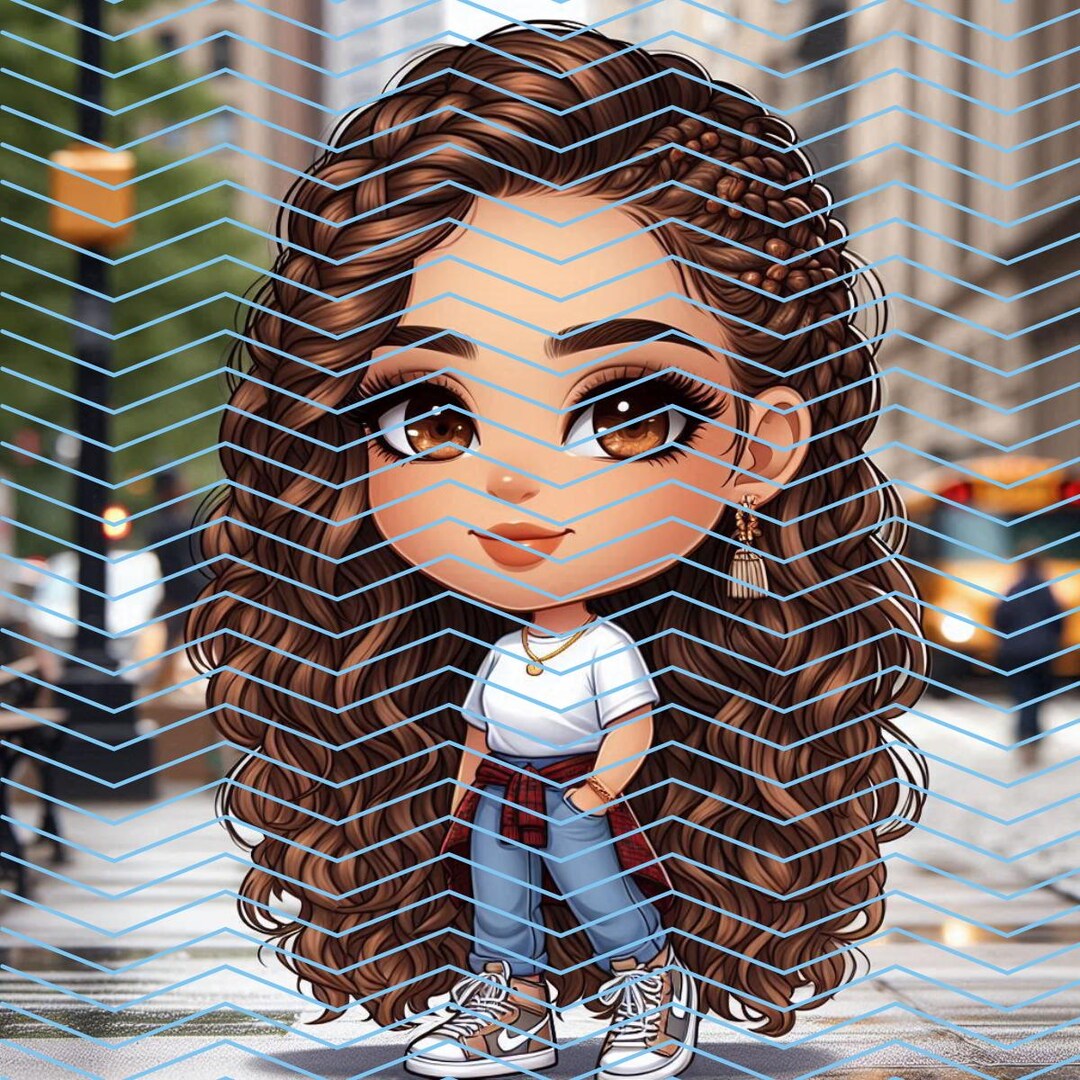 Chibi Girl Wrap, Png Design, Sublimation - Etsy