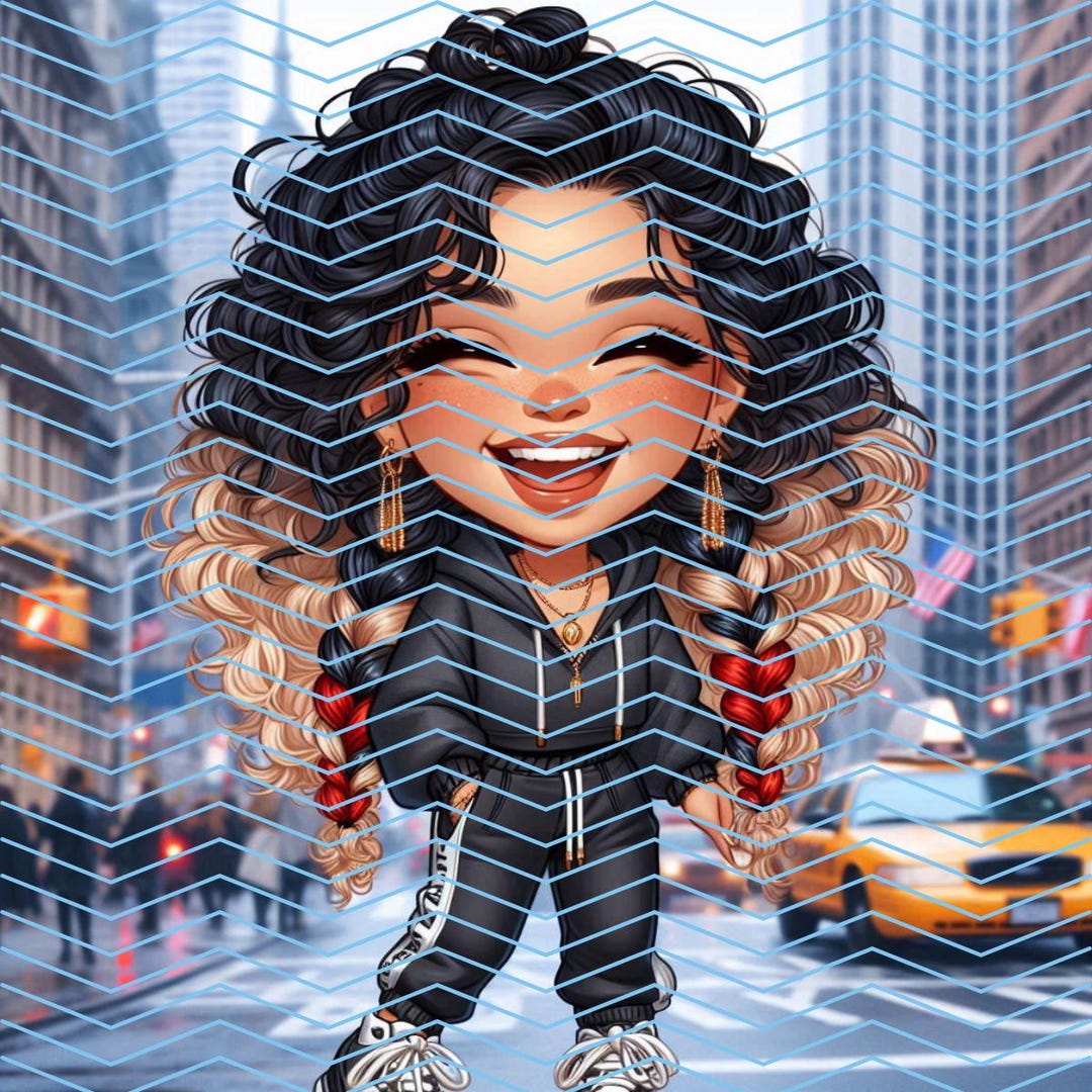 Chibi Girl Wrap, Png Design, Sublimation - Etsy