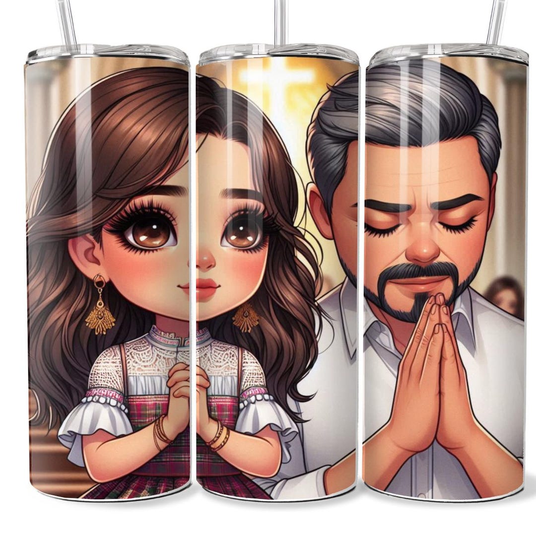 Praying Chibi Girl Wrap, Png Design, Sublimation - Etsy